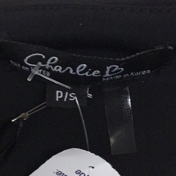 CHARLIE B | Tops | Charlie B Black Slimming Top | Poshmark